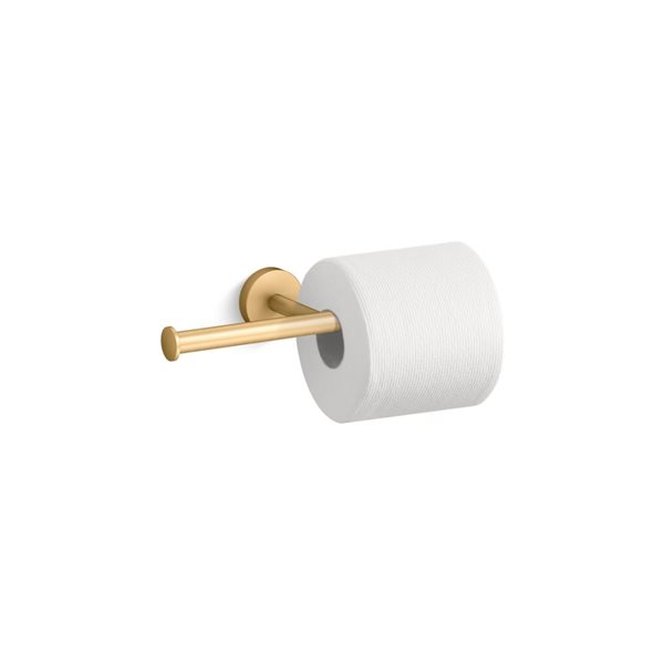 KOHLER Elate Gold Double Toilet Paper Holder 27289-2MB | RONA