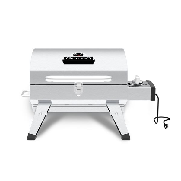 GrillPro 1500-Watt Stainless Steel Electric Table Top Portable Grill ...