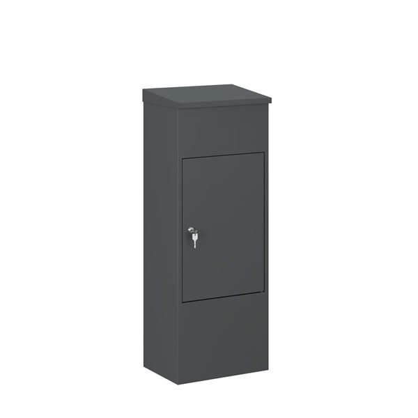 Ceha Canada KPD Grey 44 H x 36 D x 16-in W Metal Ground Mail Drop Box ...