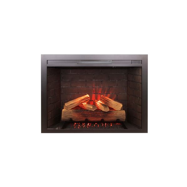 Amantii Classic Edition 26 24 L x 20-in W Black LED Heater Wall Mount ...