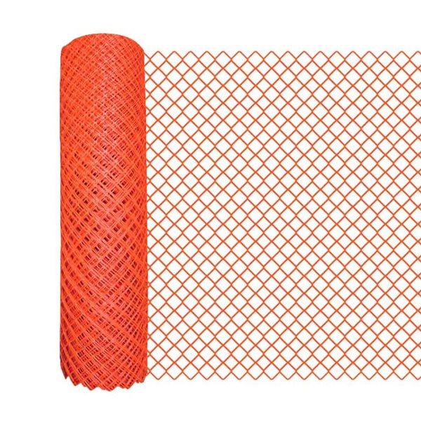 ProYard 4 x 50-ft Warning Barrier Fence Heavy Duty Diamond Mesh ...