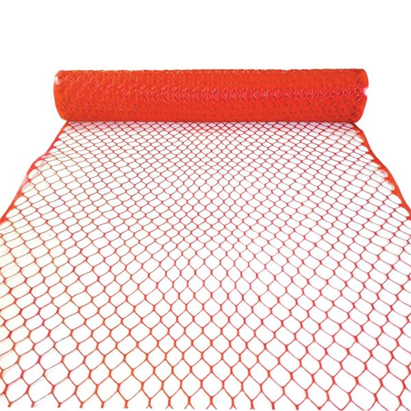 ProYard 4 x 50-ft Warning Barrier Fence X-HD Diamond Mesh - Orange ...