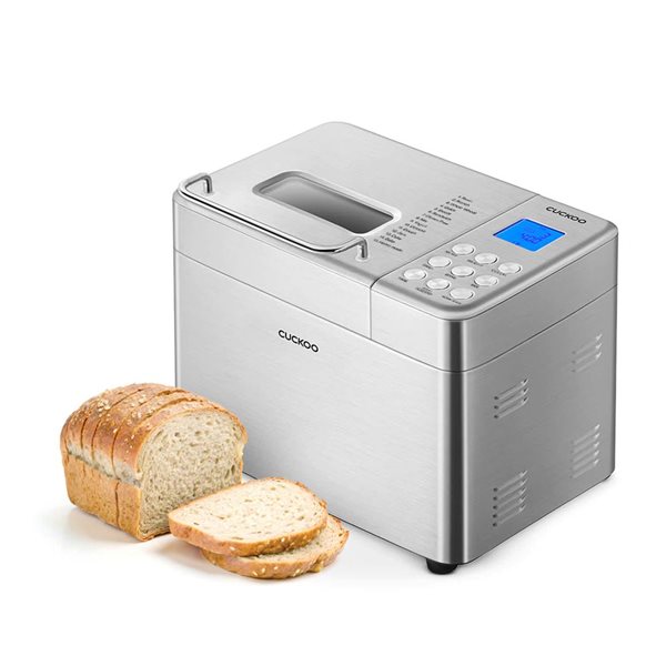 CUCKOO Stainless Steel Multifunctional Bread Maker w/ 17 Menu Options ...