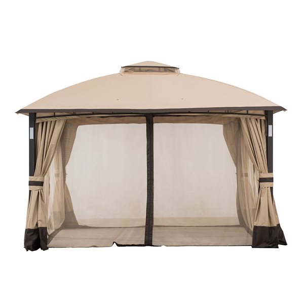 Sunjoy Polyester Mosquito Netting Panels for 11 x 13-ft Moorehead Steel ...