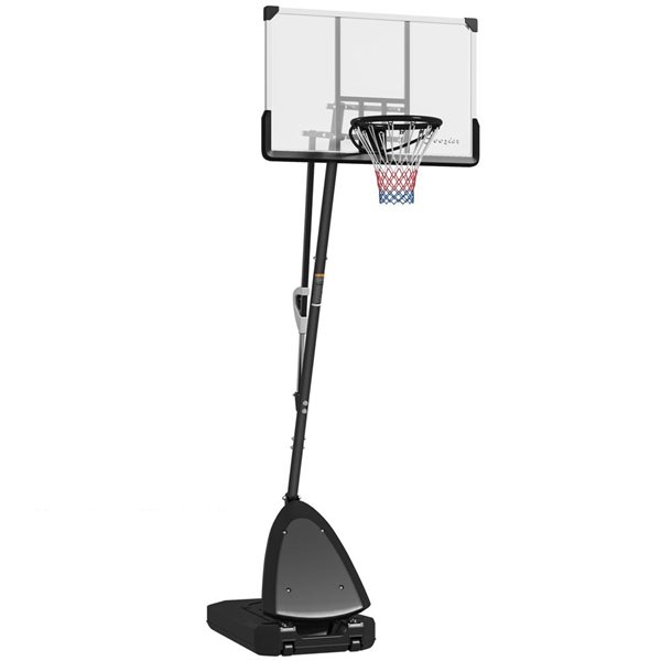 Soozier 5 -10-ft Adjustable Outdoor Basketball Hoop A61-071V01BK | RONA