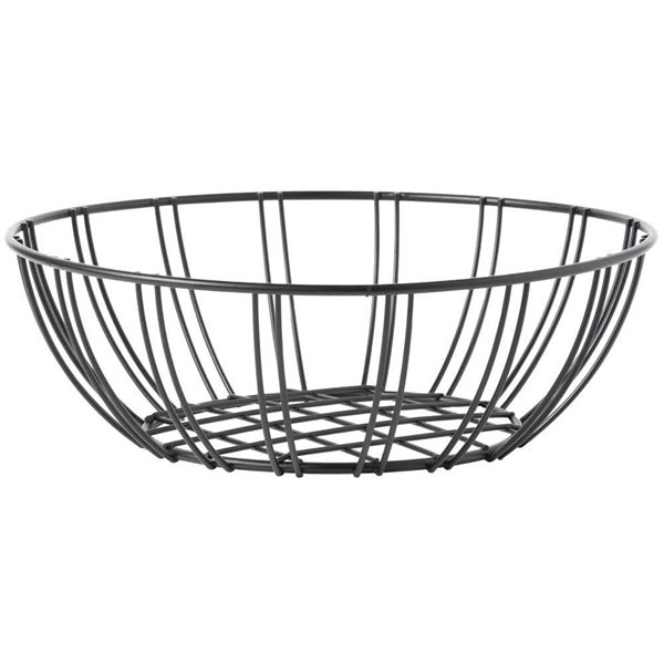 Vintiquewise Black Iron Wire Fruit/Vegetable Bowl for Kitchen Counter ...