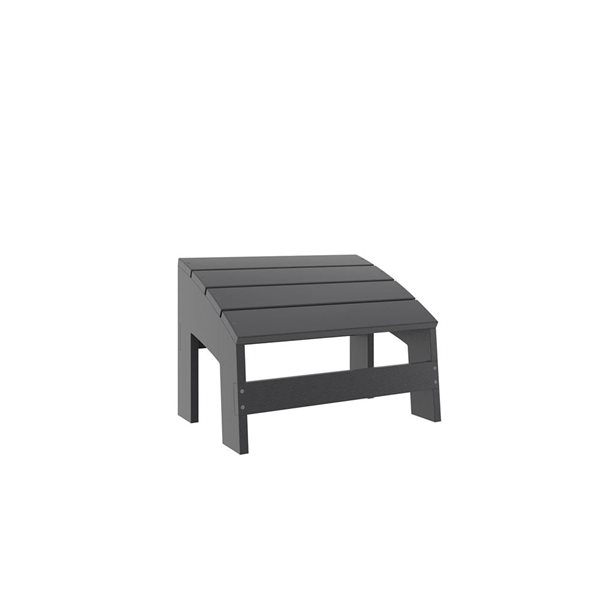 Crystal Harbor 20 W x 14 D x 15-in H Slate Grey Plastic Outdoor ...