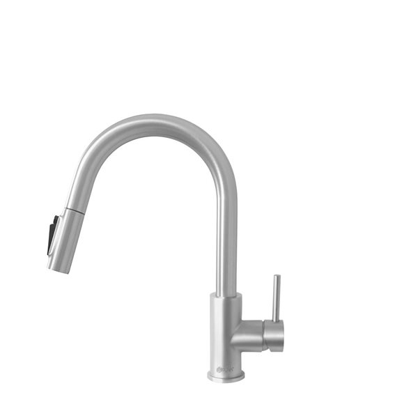 Stylish Modena 14-in H Stainless Steel Single-Handle Pull-Down Kitchen ...