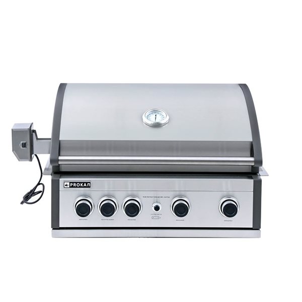 Prokan Pro Elite 5-Burner 30-in W Liquid Propane Built-in Gas Grill ...