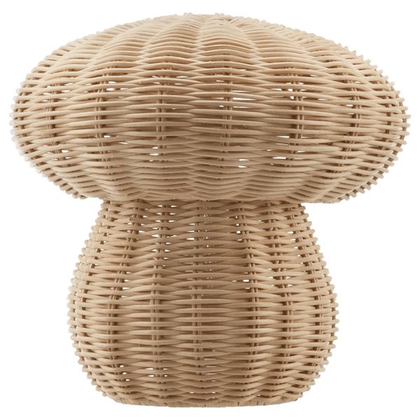 Bouclair Natural Rattan Mushroom G9 Bulb On/Off Switch Table Light ...