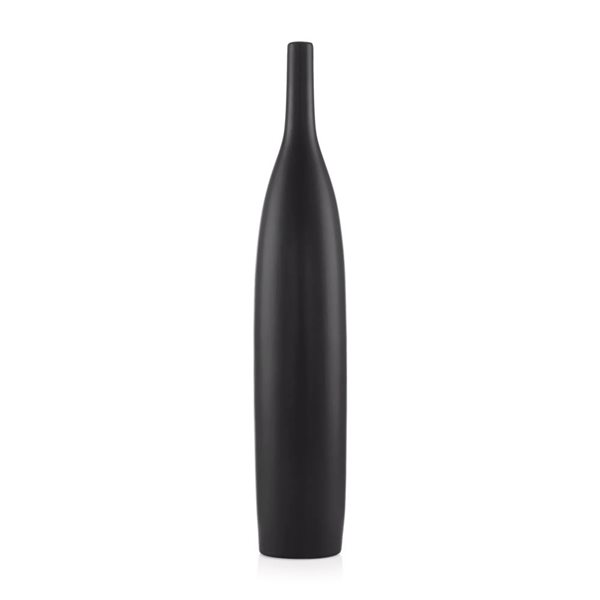 Bouclair 27.5-in H Black Ceramic Table Vase 9405641 | RONA