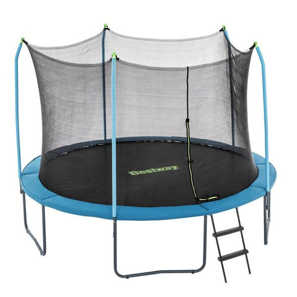 Bestway Xtreme Air Round 12-ft W Blue Kids Outdoor Trampoline w ...