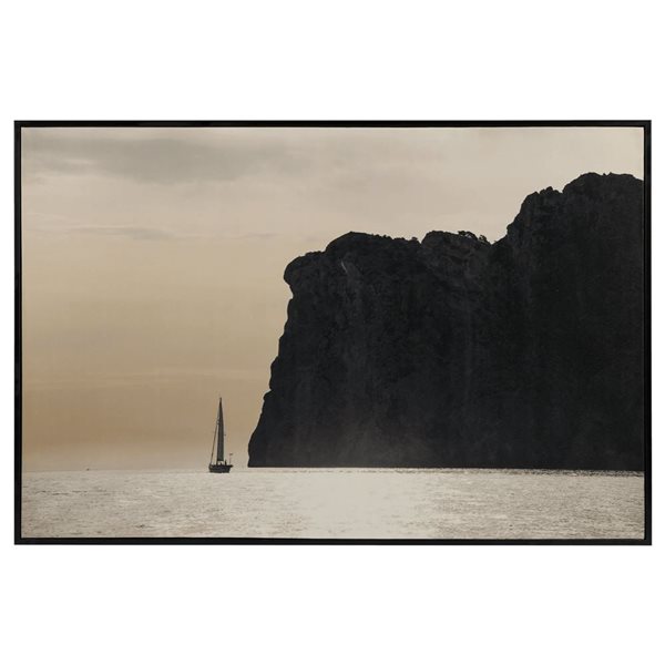 Tableau imprimé dans cadre flottant Bouclair 36 l. x 24 po h. d'une vue ...