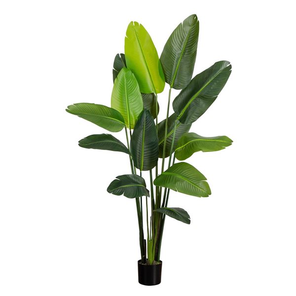 Nearly Natural Artificial Travelers Palm Tree UV-Resistant for Indoor ...