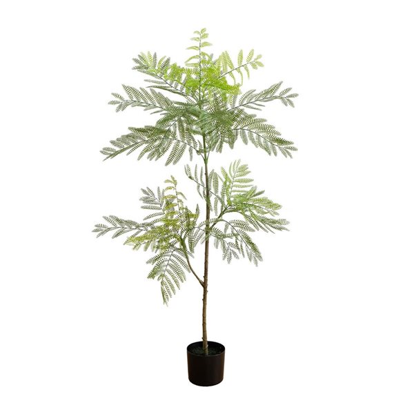 Nearly Natural Artificial Minimalist Jacaranda Tree for Indoor - 5-ft ...