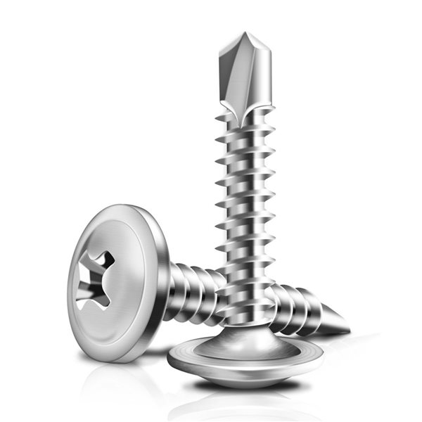 marysino 200-Pack #10 x 1-in Truss Head Pillips Drive Self Tapping ...