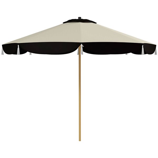 Outsunny Patio Umbrella UPF 50+ - Beige 84D-349V00BG | RONA