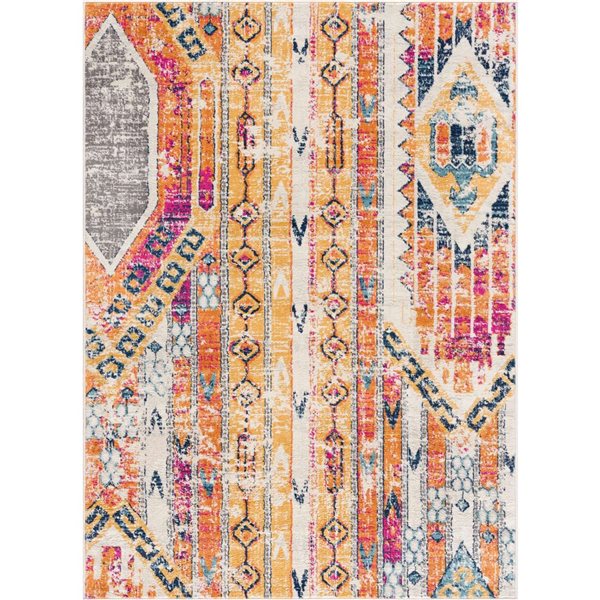 Rug Branch Modern Savannah 2 W x 7-ft L Multicoloured Rectangular ...