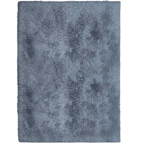 Rug Branch Modern Super Soft 2 W x 5-ft L Rectangular Grey Indoor Area ...