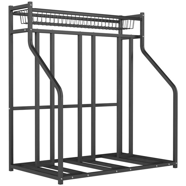 Soozier 3-Bike Rack with Storage Basket and Hooks AA0-100V00BK | RONA