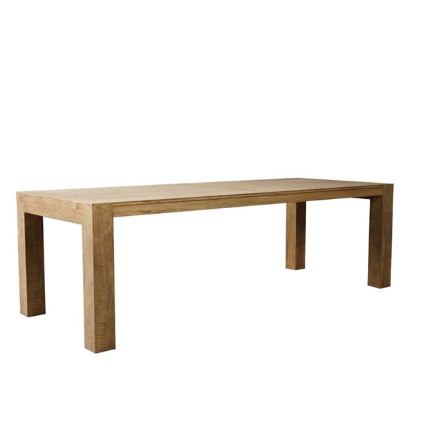 Urban Woodcraft Villa 98-in Rectangular Natural Wood Leg Reclaimed Wood ...