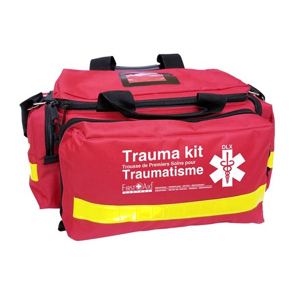 First Aid Central 50-Piece Deluxe EMT Trauma First Aid Kit FAC-EMTD | RONA