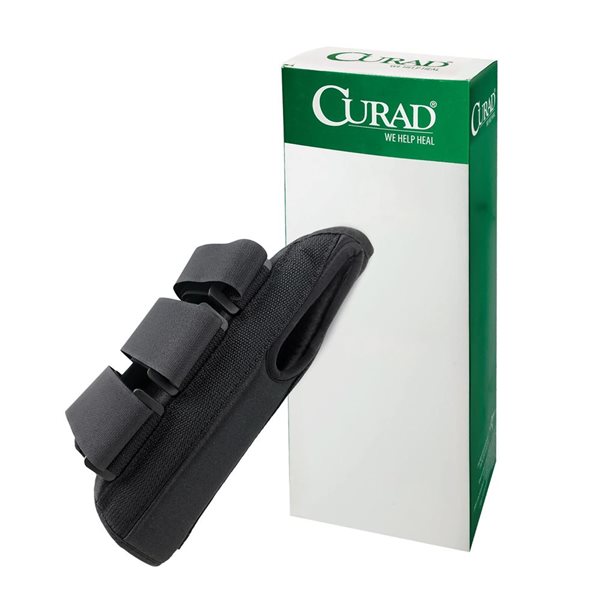 First Aid Central Nylon Foam Left Wrist Support w/ 3 Adjustable Loop ...