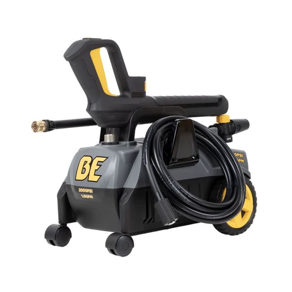 BE Power Equipment 2000 PSI 1.8 GPM Cold Water Corded Electric Pressure ...
