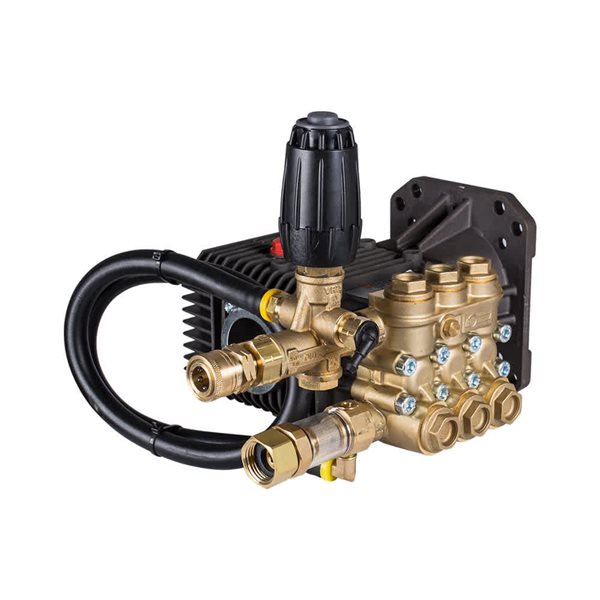 BE Power Equipment 4200 PSI 4.2 GPM 1-in Shaft Triplex Pump Kit for Gas ...