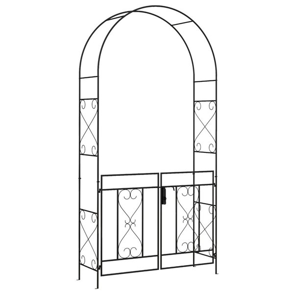 Arche de jardin en métal Outsunny avec double portail 844-759V00BK | RONA