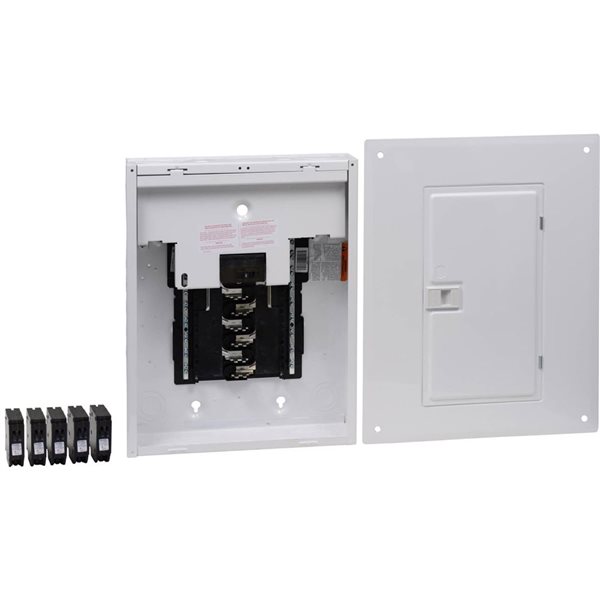 Homeline 100 A 30-Space 60-Circuit Arc-Fault Panel Kit with Plug-In ...