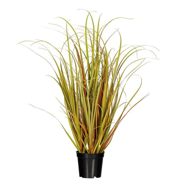Vickerman 24-in H PVC Artificial Potted Mixed Brown Grass TN170824 | RONA