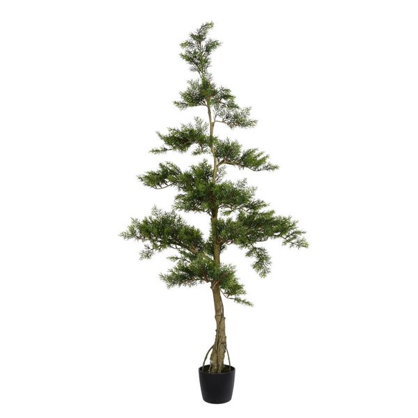 Vickerman 5-ft H Artificial Potted Cedar Tree TB180160 | RONA