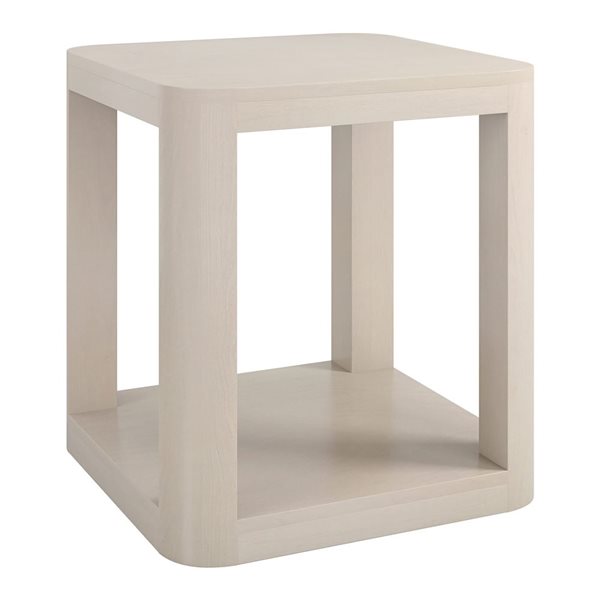 Hailey Home Stellan 20-in W Alder White MDF Contemporary Square Side ...