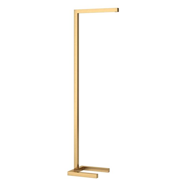 Hailey Home Malin 52-in H Brass Integrated LED Modern Floor Lamp with ...