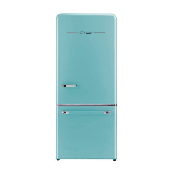 UNIQUE APPLIANCES Classic Retro 30-in 17.7 ft³ Frost-Free Bottom ...