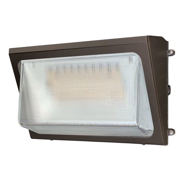Halo 11-in H Bronze Hardwired Integrated DEL Wall Mount Area Light ...