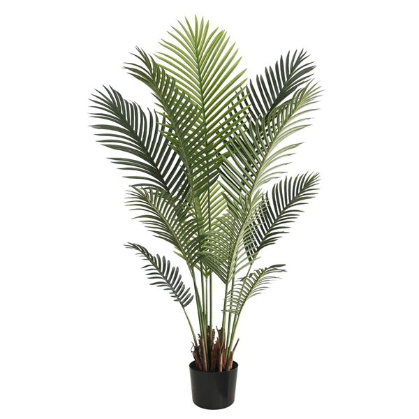 Hudson Home 60-in H Indoor/Outdoor Artificial Grand Oasis Palm Tree ...