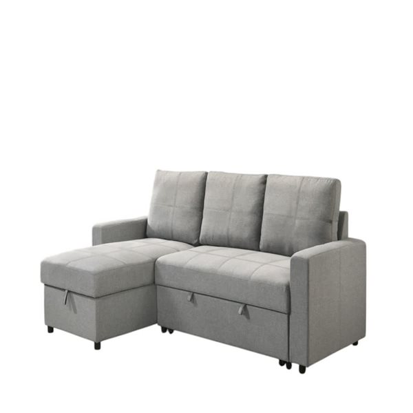 Brassex Benjamin Sleeper Bed w/ High Density Foam Seating - Grey 26073 | RONA