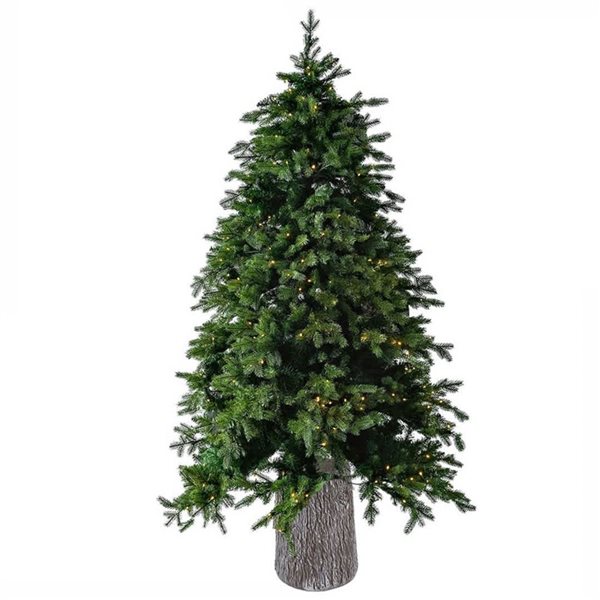 Sapin de Noël Jasper Elite illuminé Alder Lane de 7,5 pi avec lumières ...