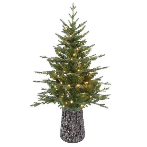 Sapin de Noël Jasper Elite de Alder Lane de 4 pi avec lumières DEL ...