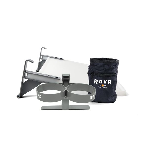 RovR Essentials Pack Kit w/ Double Cup HoldR plus Prep Board and Stash ...