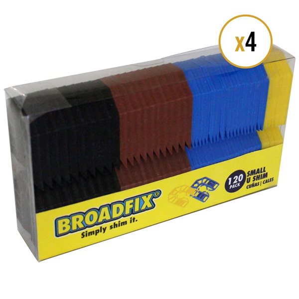 Broadfix 120-Pc Small U Shim Assortments - 4 packs SMU120A-4PK | RONA