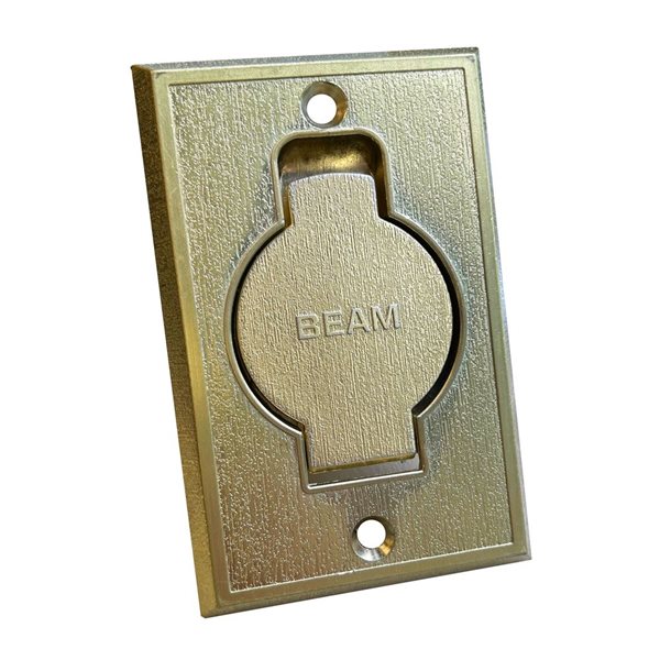 BEAM Brass Metal Central Vacuum Inlet Valve FT40BS | RONA