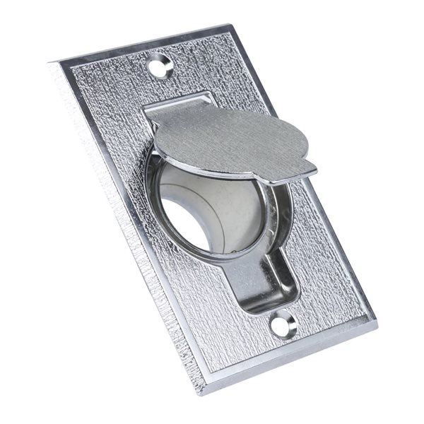 Johnny Vac Metal Electric Central Vacuum Inlet Valve - Chrome FT40CR | RONA