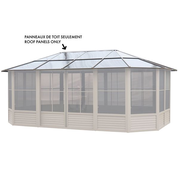 Gazebo Penguin Model 41218 Set of Polycarbonate Roof Panels Compatible ...