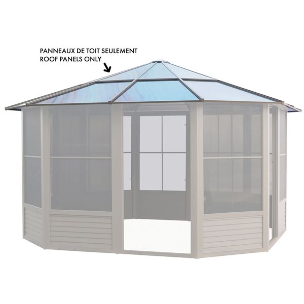 Gazebo Penguin Model 41212 Set of Polycarbonate Roof Panels Compatible ...