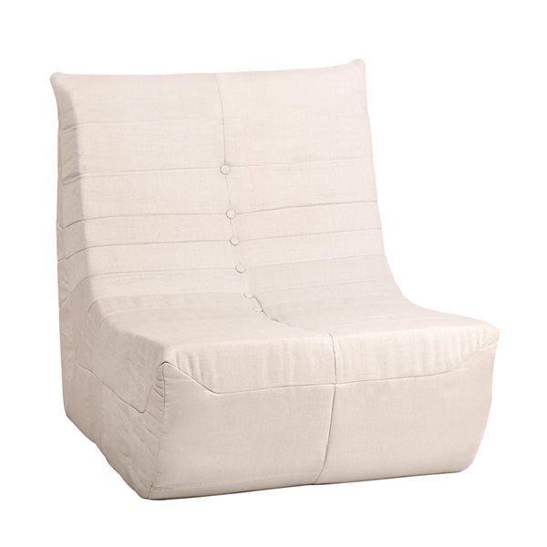 Deko Living Outdoor Compressed Sofa Chair w/ Removable Cover - Beige ...