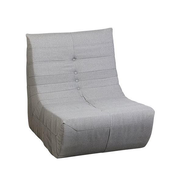 Deko Living Outdoor Compressed Sofa Chair w/ Removable Cover - Grey ...