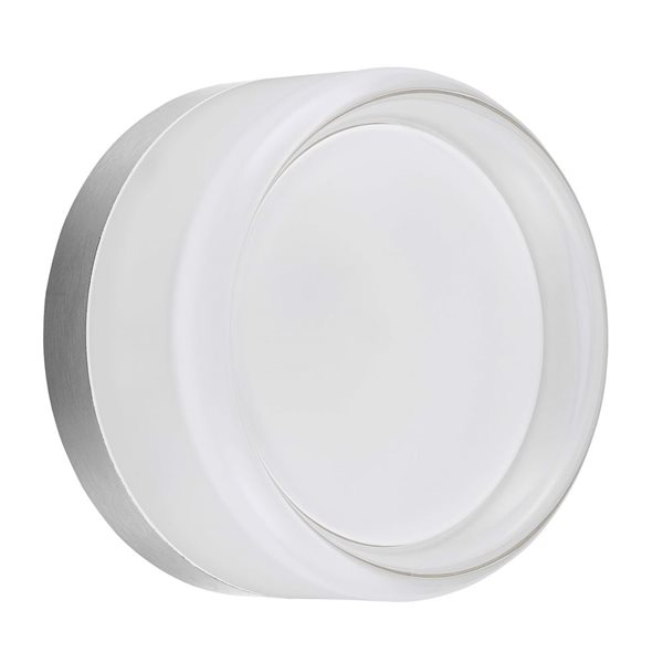Dainolite Lucia 5.3-in 15W Round Wall Sconce with Clear/Frosted Acrylic ...
